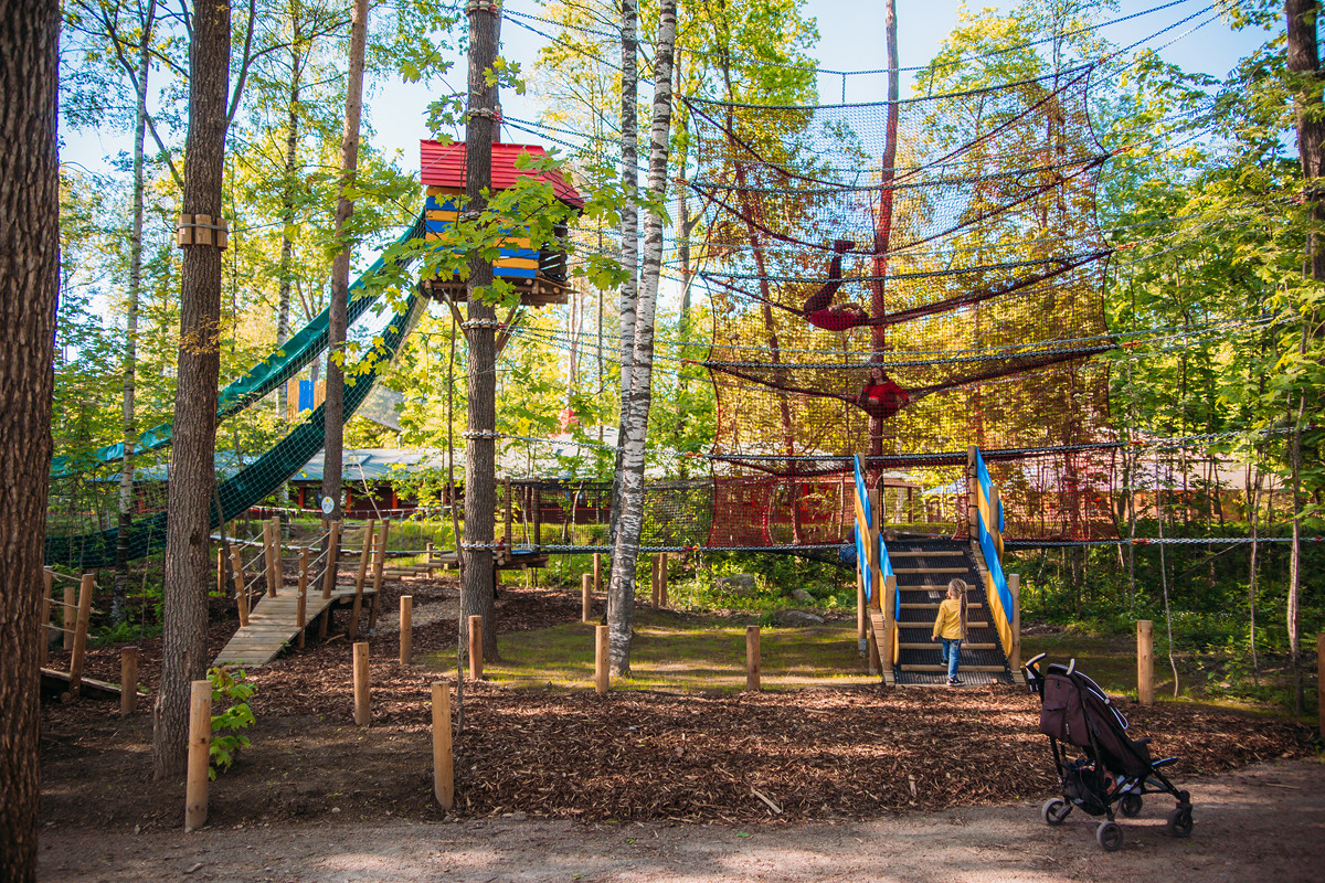 Fun & aerial net courses design and construction